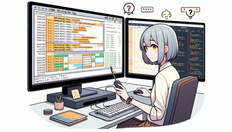【Python図解】Pandas DataFrameで欠損値を補完する方法(fillna( )メソッド)を解説! 【Python図解】Pandas DataFrameで欠損値を補完する方法(fillna( )メソッド)を解説!